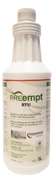 PREempt™ RTU One-Step Surface Cleaner & Disinfectant Solution by Virox